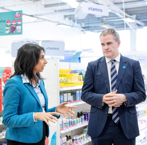 Home Secretary visits Boots pharmacy in recognition of Ask for ANI ...