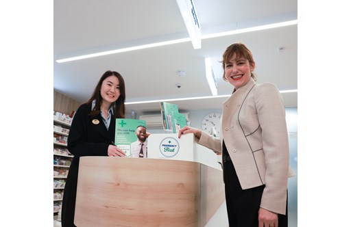 Health Secretary visits Boots pharmacy to celebrate the launch of the ...
